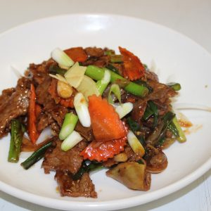 Beef with Ginger & Onion 姜葱牛肉 – General Thai Chinese